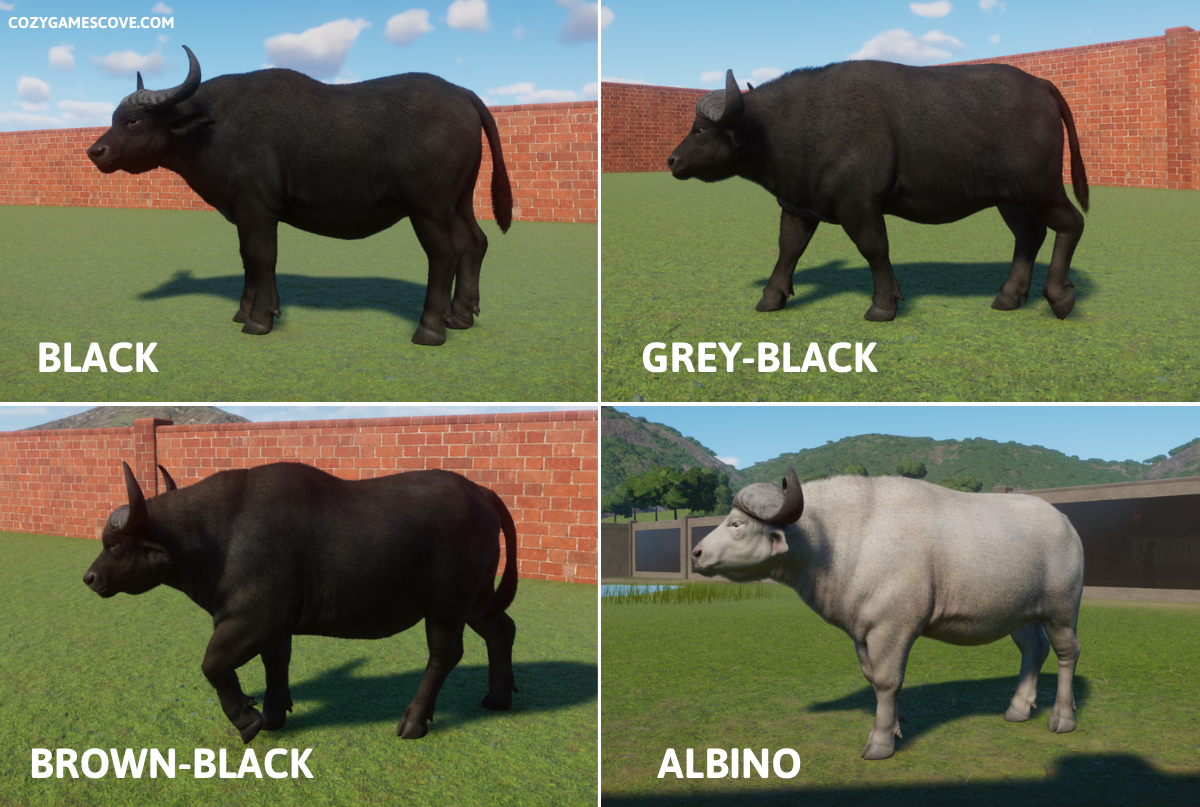 Planet Zoo Animal Colours: A Full List of EVERY Animal Colour - Cozy ...