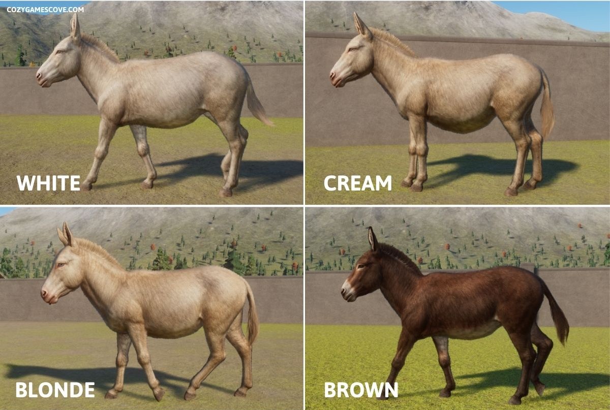 A Complete List of Animals & Colours in the Planet Zoo Barnyard Pack ...