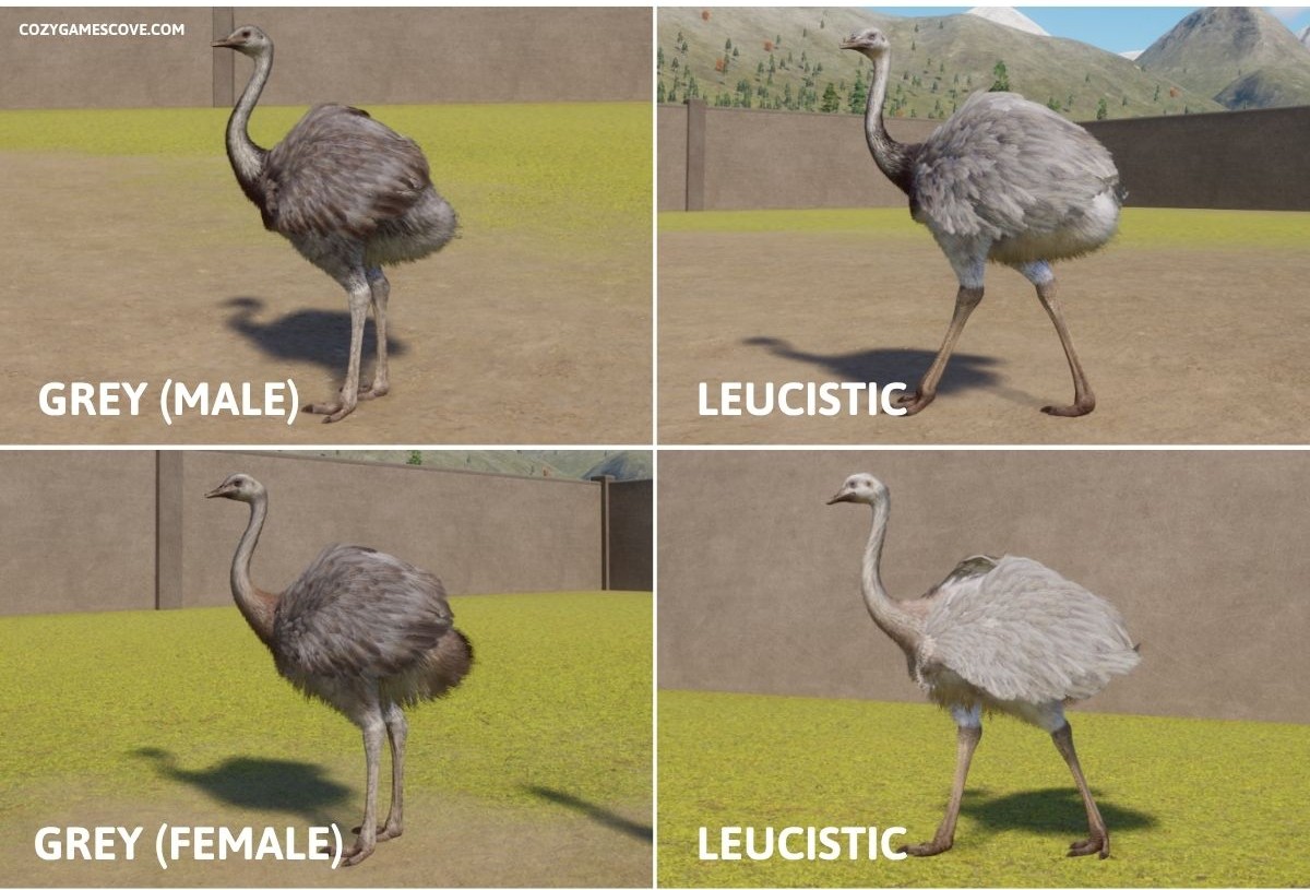 All Planet Zoo Americas Animal Pack Colour Morphs: Common & Rare - Cozy ...